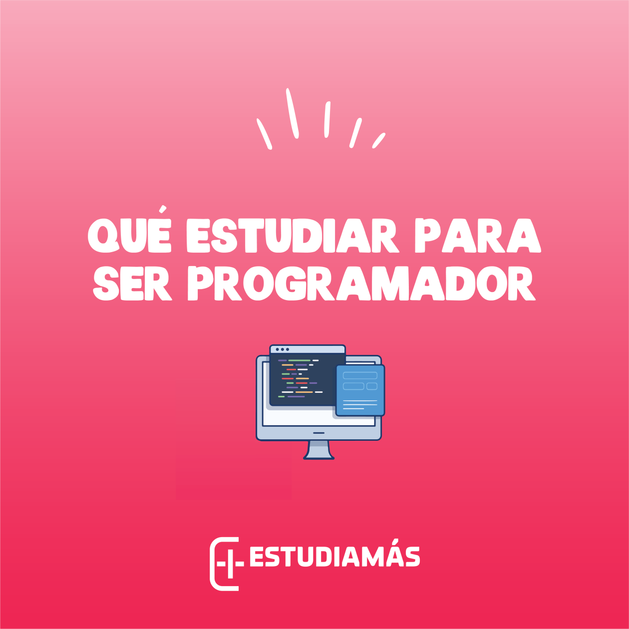 Que estudiar para ser programador